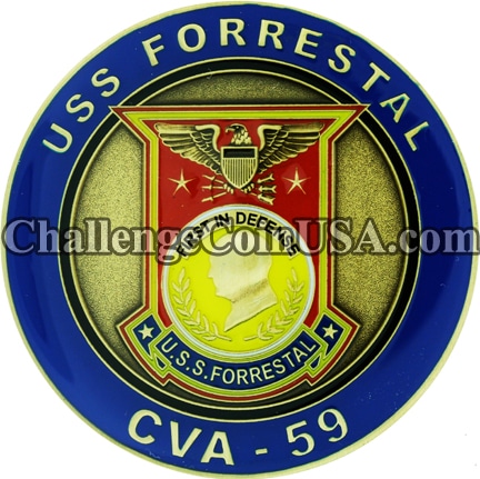 ChallengeCoinUSA uss-forrestal - ChallengeCoinUSA