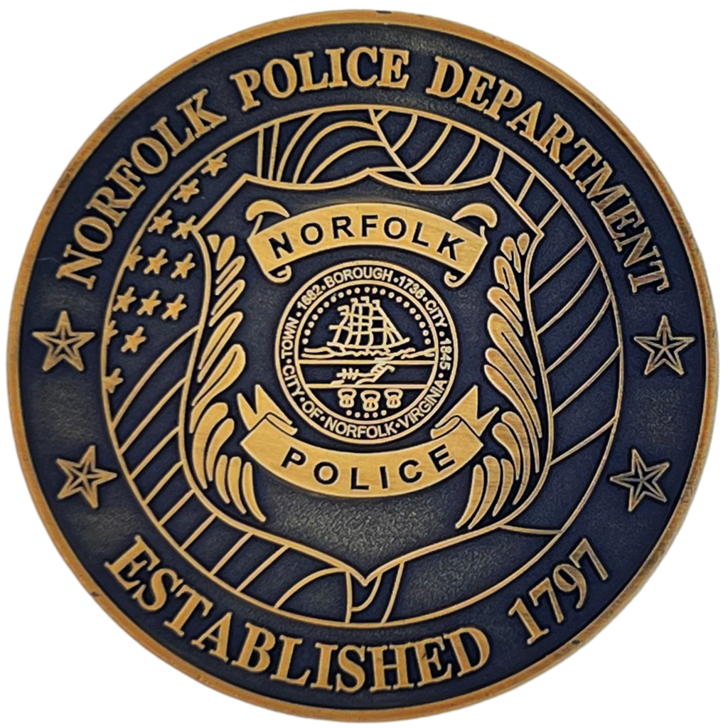 ChallengeCoinUSA Norfolk Police Challenge Coin. 928.202.0992 for you ...