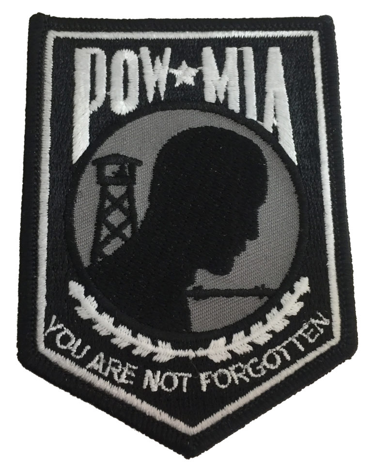 ChallengeCoinUSA POW Patch 3.5 by 2.54 inch. Call today 928.202.0992