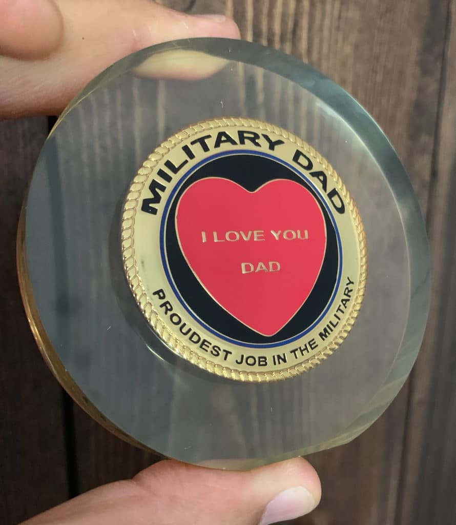 ChallengeCoinUSA Military Dad Challenge Coin.