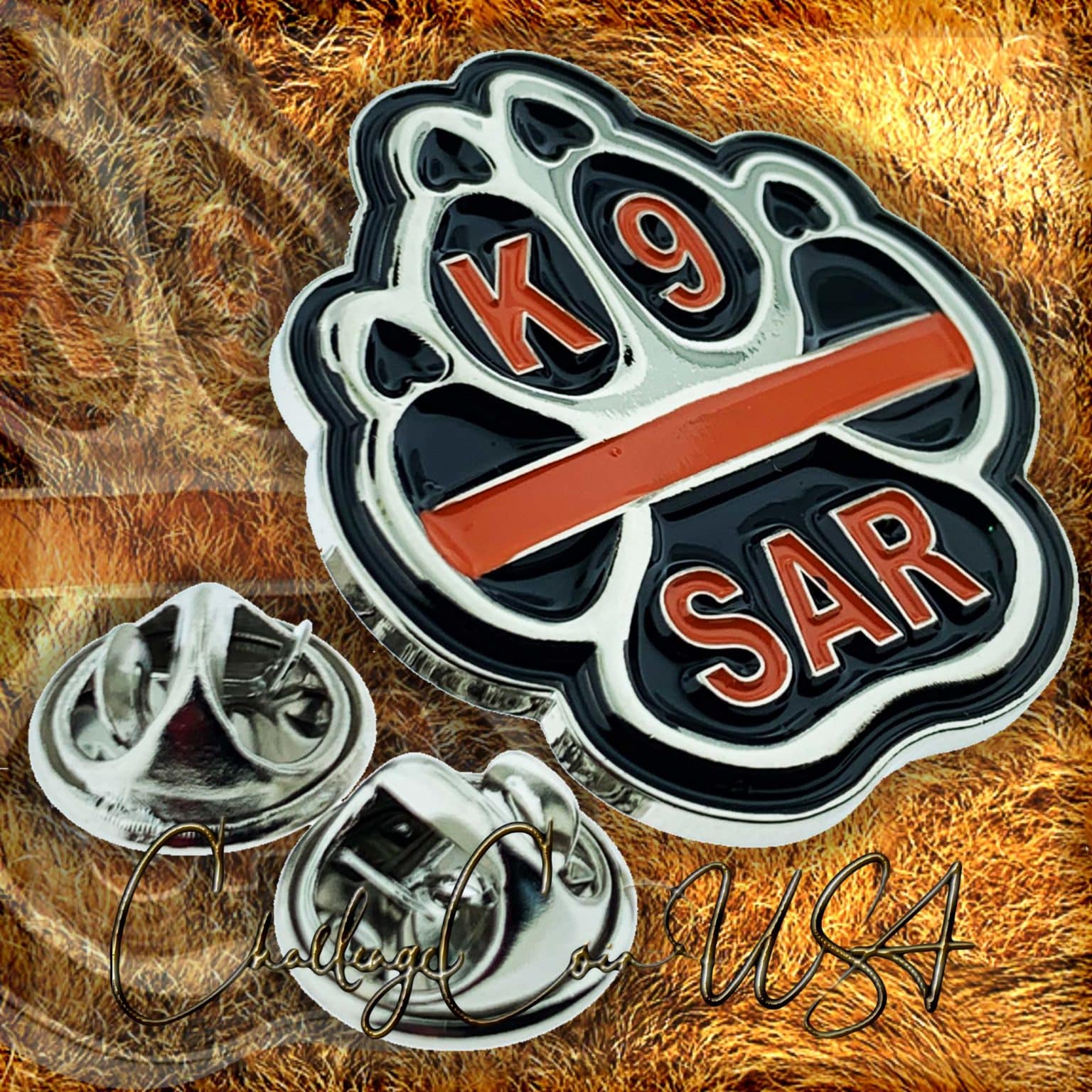 ChallengeCoinUSA SAR K9 Lapel Pin, 1.25 by 1.2 inches Lapel Pin. 928. ...