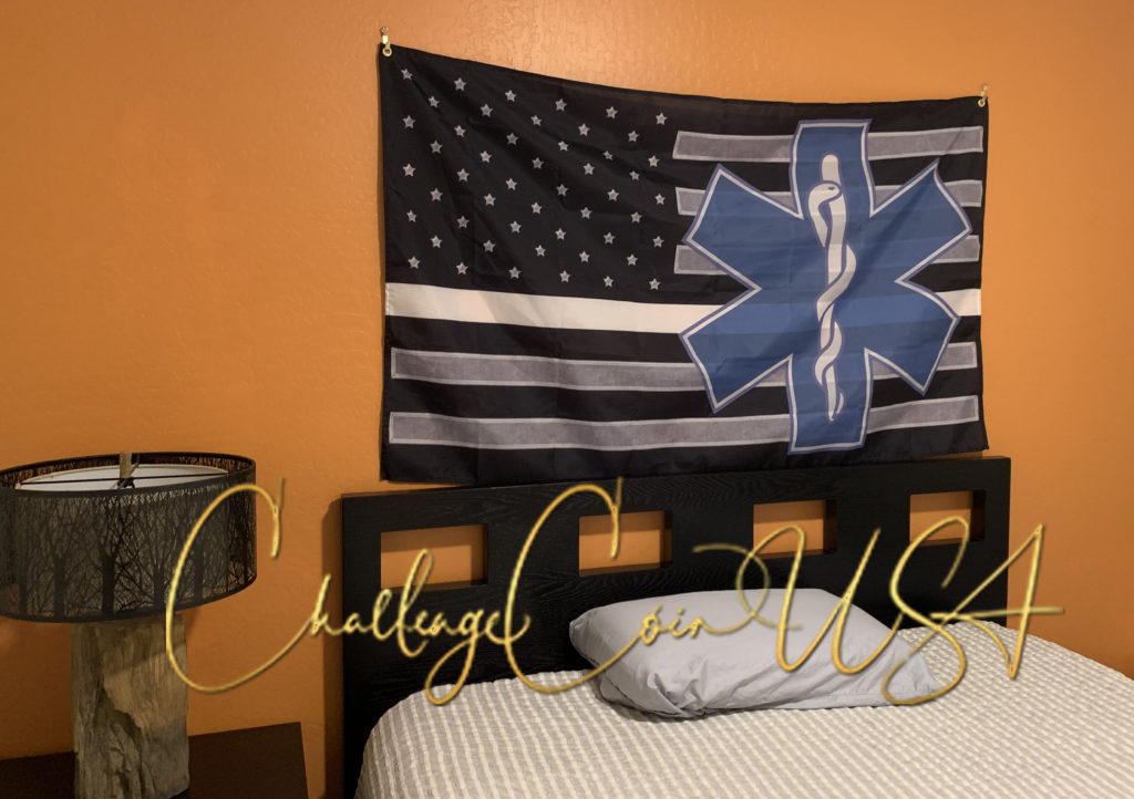 ChallengeCoinUSA EMT 3 x 5 Flag