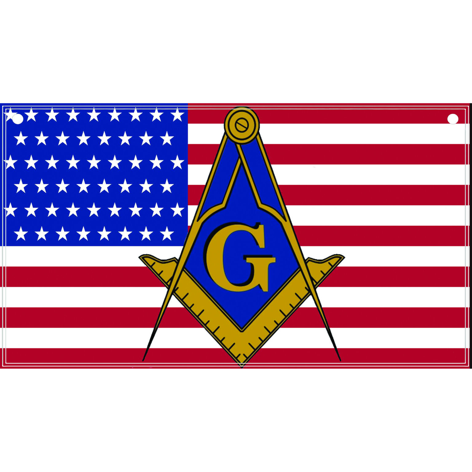 ChallengeCoinUSA 3 x 5 Masonic Flag.